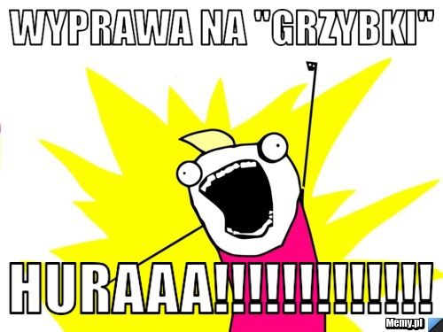 Wyprawa na "grzybki" Huraaa!!!!!!!!!!!!! - Memy.pl