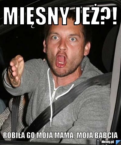 Mięsny jeż?! Robiła go moja mama, moja babcia - Memy.pl